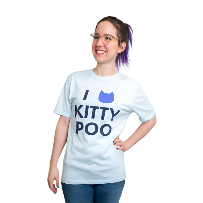 Kitty Poo Club I Love Kitty Poo Cat Unisex T-Shirt
